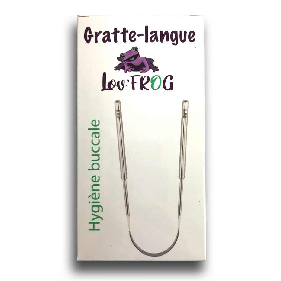 Découvre le Gratte-Langue en Acier Inoxydable - Dr Theiss